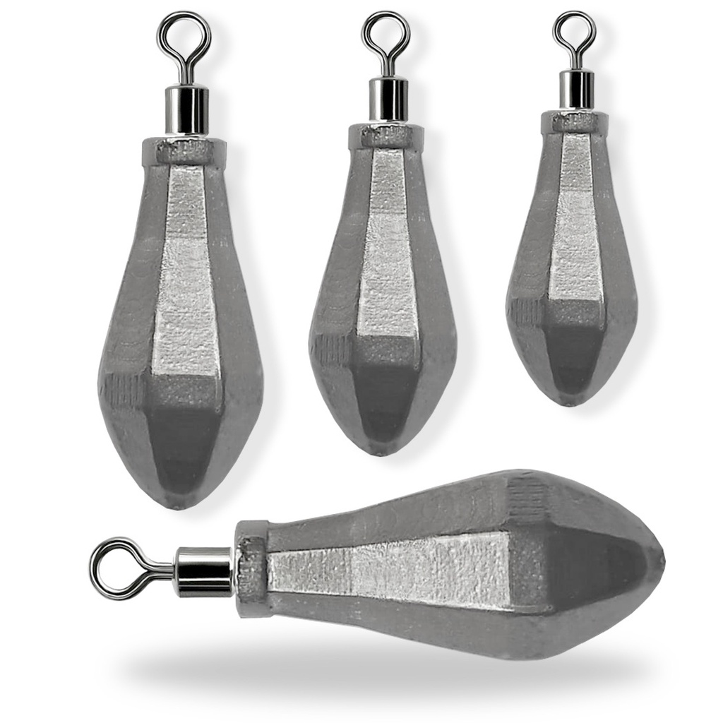 Jual Pemberat Timah Bandul Pancing Bentuk Anting dengan Swivel Untuk ...