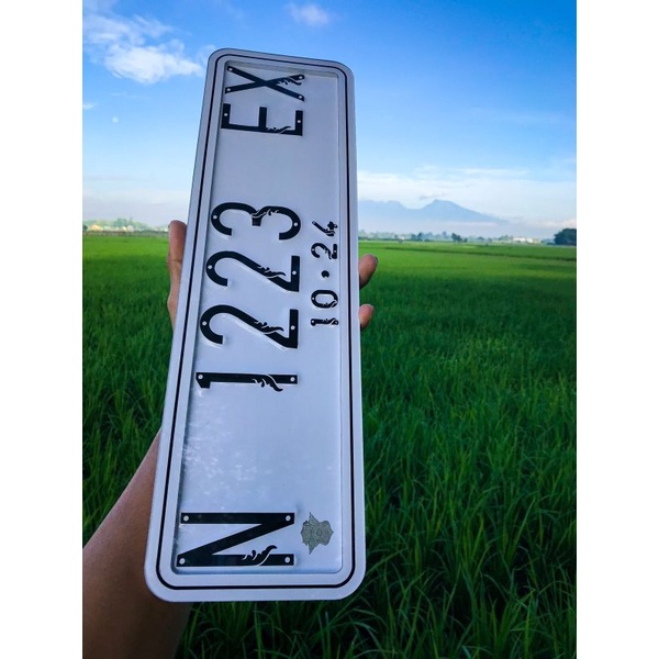 Jual plat mobil mika motif batik | Shopee Indonesia
