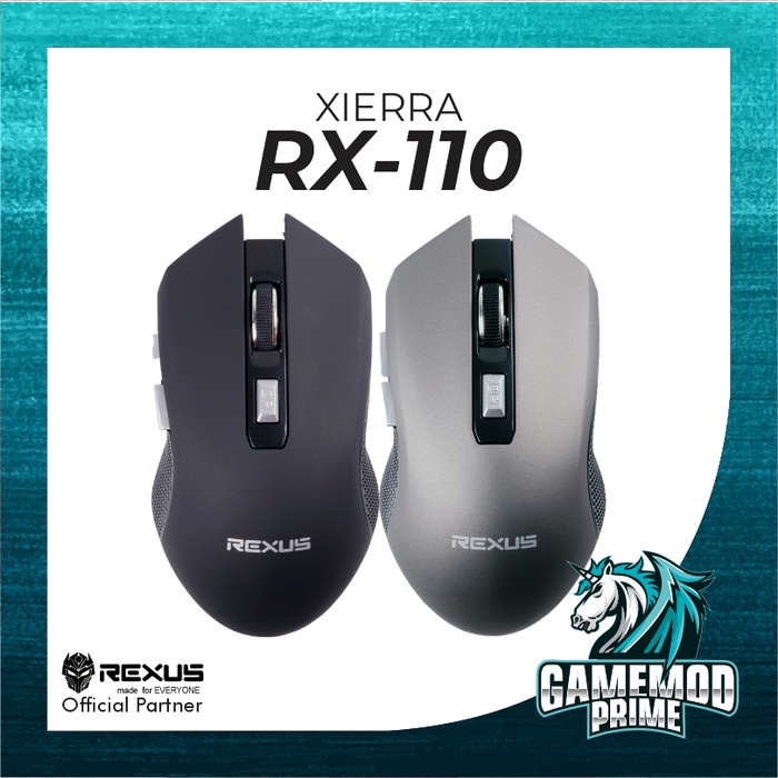 Jual Mouse Gaming Wireless Rexus Xierra RX110 RX-110 | Shopee Indonesia