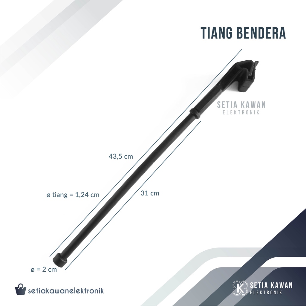 Jual Tiang Bendera Aksesoris Motor / Mobil (Plastik) | Shopee Indonesia