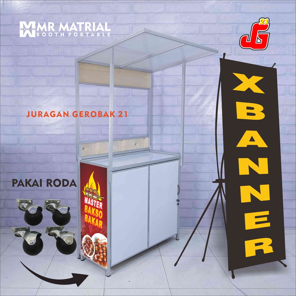 Jual Meja Booth Portable Pintu Lipat Bisa COD Cocok Untuk Usaha Atau ...