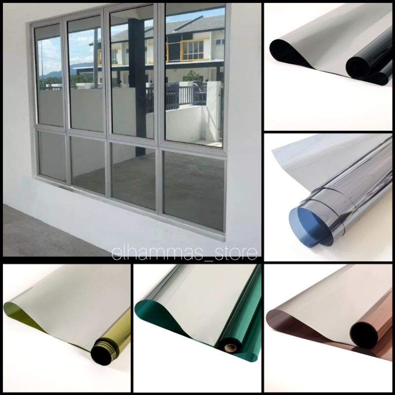 Jual elhammas_store - KACA FILM | 152cm x 25cm | CERMIN, SATU ARAH, ONE ...