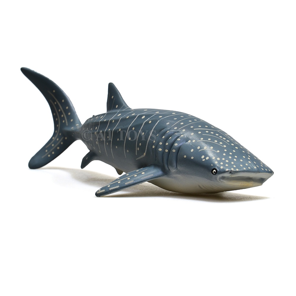 Jual Mainan miniatur ikan Hiu Paus Whale Shark Safari 23 cm | Shopee ...