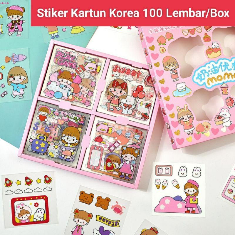 Jual Stiker momo kartun sticker momo | Shopee Indonesia
