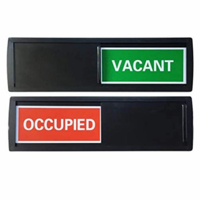Jual Gagang Vacant Occupied Sign | Shopee Indonesia