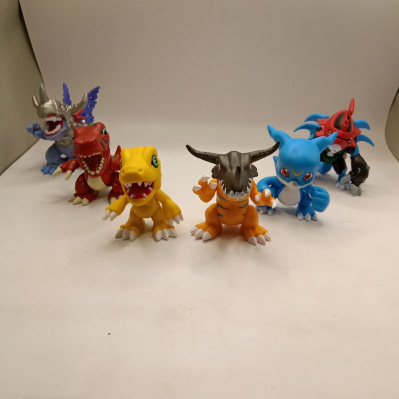 Jual Mainan Anak Action Figure Anime Digimon Agumon Greymon Omegamon 6 ...