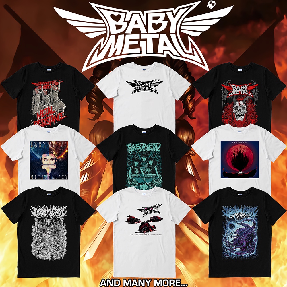 Jual BABYMETAL | T-SHIRT BAND | METAL J-POP | MERCHANDISE | Shopee ...
