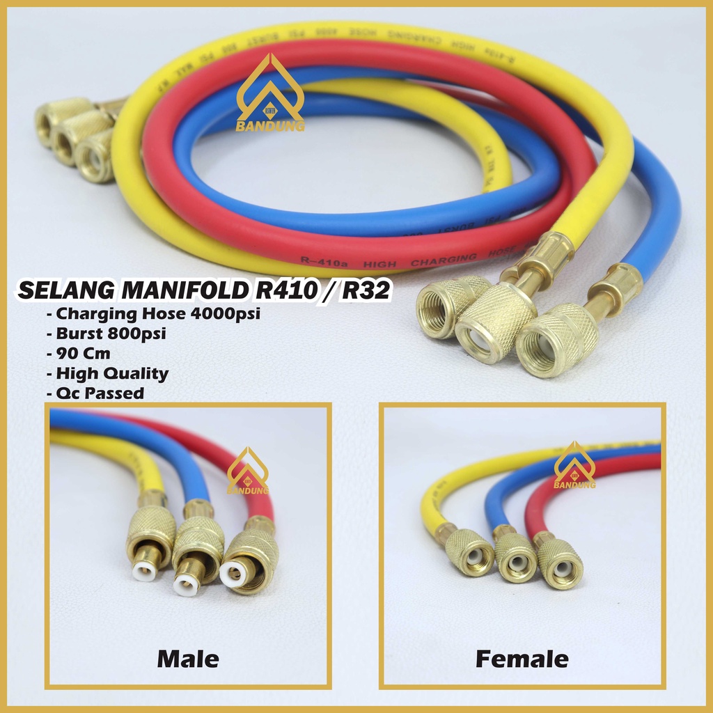 Jual SELANG MANIFOLD R410 & R32 SET | SELANG MANIFUL / ANALYSER ...