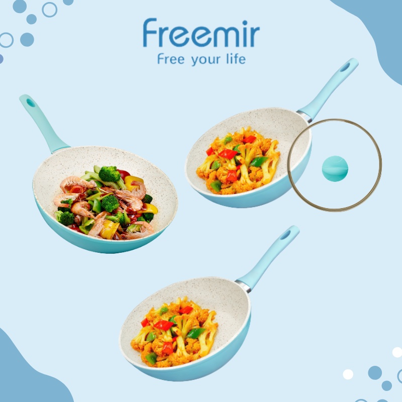 Jual Wajan Penggorengan 28 / 26 cm Wajan Anti Lengket Tanpa Minyak ...