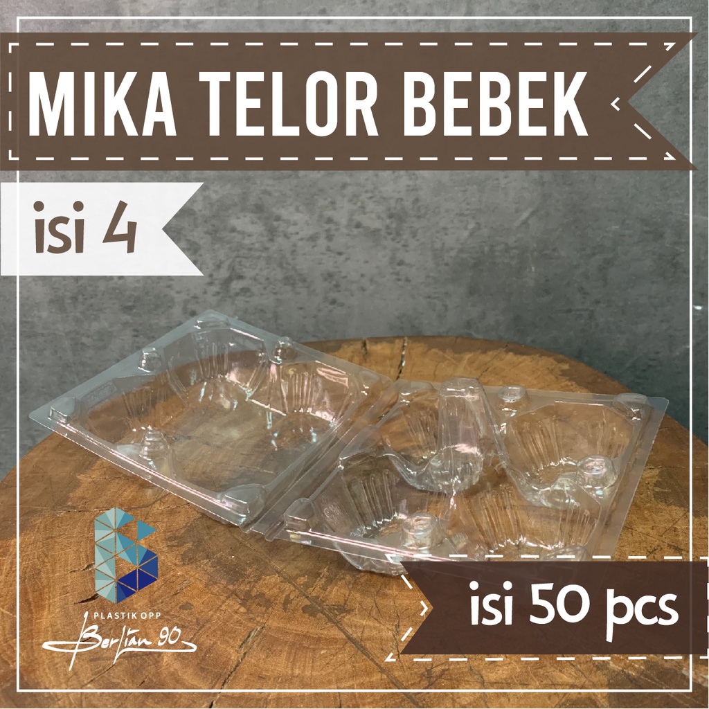 Jual Mika Telor Bebek Isi 4 / Tray Telor Bebek Dengan Pengunci / Mika ...