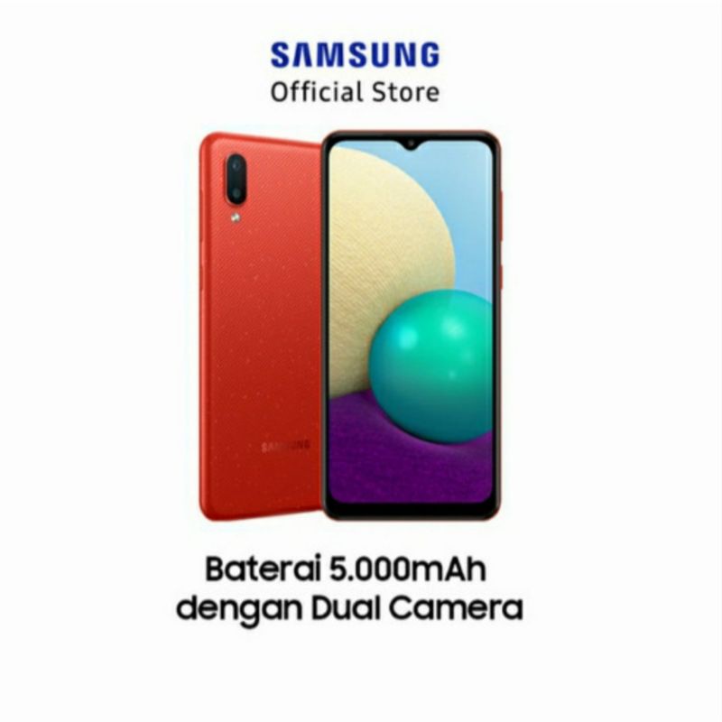 Jual HP SAMSUNG GALAXY M02 2/32 GB - SAMSUNG M 02 RAM 2GB ROM 32GB GRS ...
