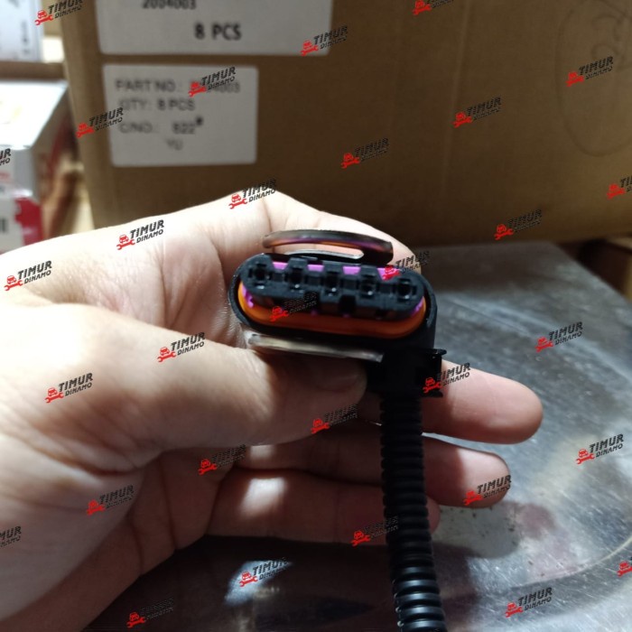 Jual Socket Soket Alternator Mercy Oh Ud Scania Quester 5 Lubang 5 Pin ...