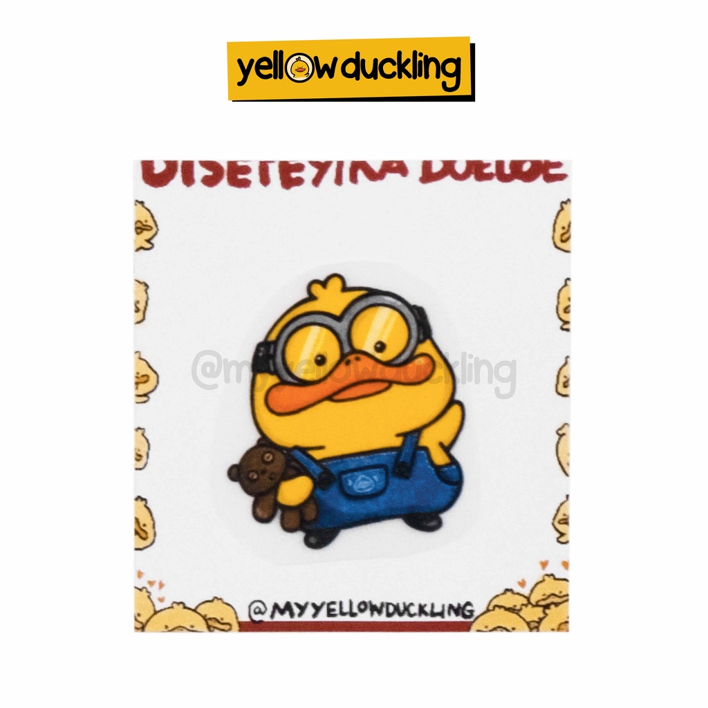 Jual DISETEYIKA - SABLON - MINTIKON ITIK TEDDY BOB - PELUK BONEKA ...