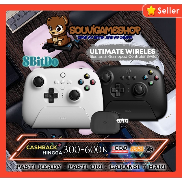 Jual 8Bitdo Ultimate Wireless Bluetooth Gamepad Controler Switch iOs ...