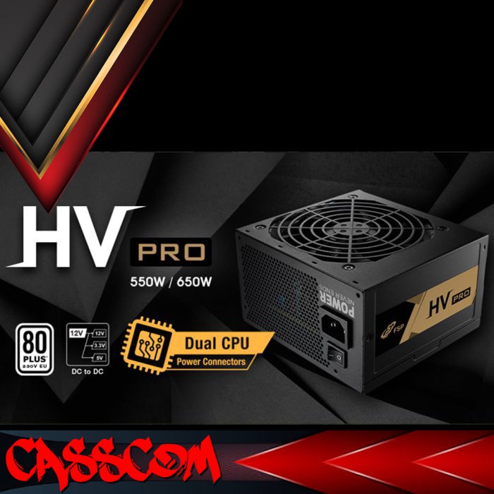 Jual Internal Power Supply Fsp Hv Pro 550 Watt Psu 80+ | Shopee Indonesia