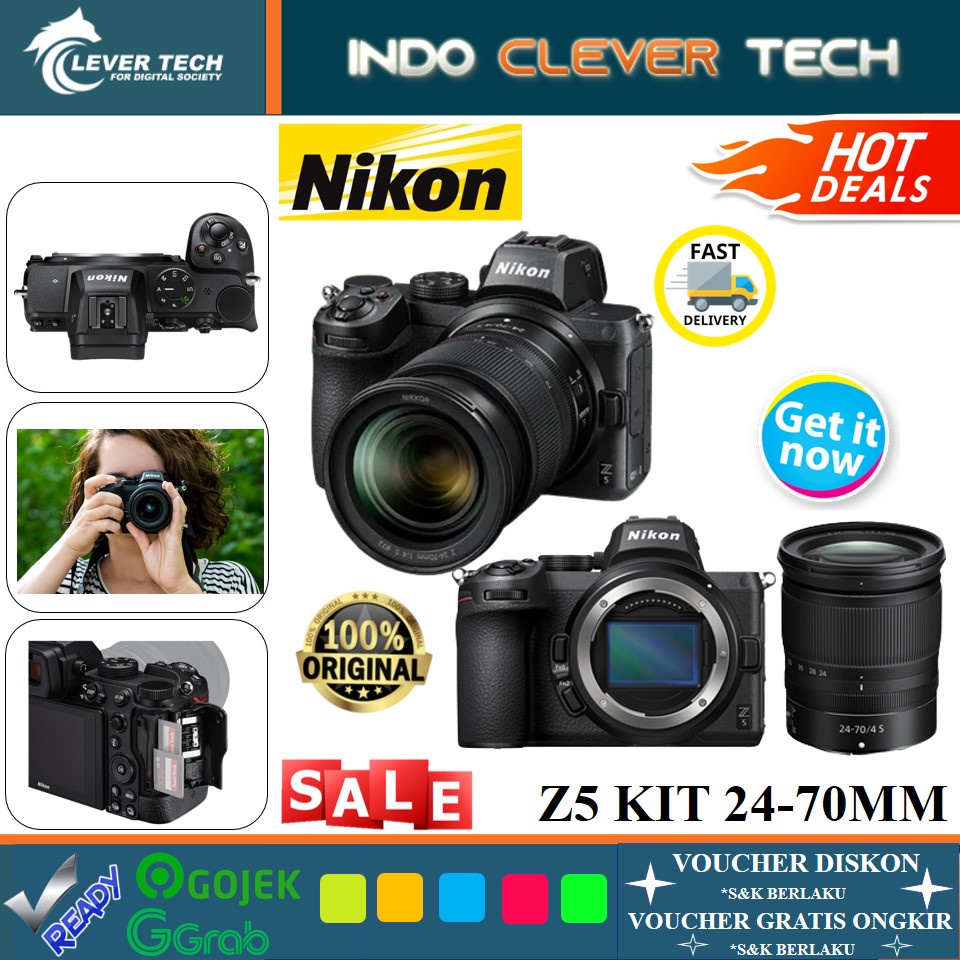 Jual Nikon Z5 Nikon Z 5 kit 24-70mm f4 S Kamera Mirrorless - GARANSI RESMI | Shopee Indonesia