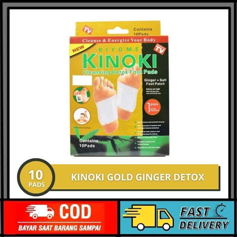 Jual Koyo Kinoki Gold Detox Penyerap Racun Foot Pads Gold / Koyo ...