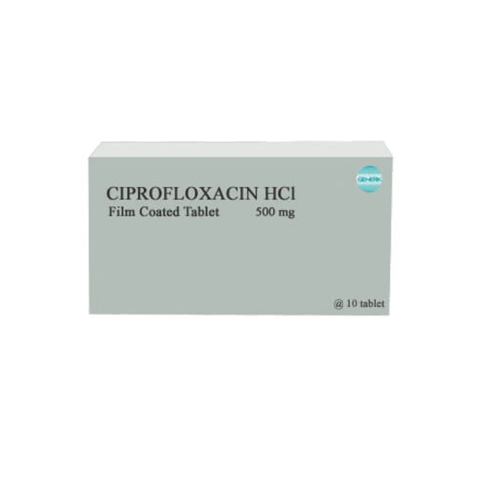 Jual CIPROFLOXACIN 500 MG 1 STRIP 10 TABLET / ANTIBIOTIK / INFEKSI ...