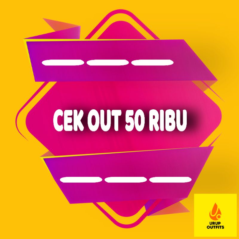 Jual CEK OUT 50 RIBU | Shopee Indonesia