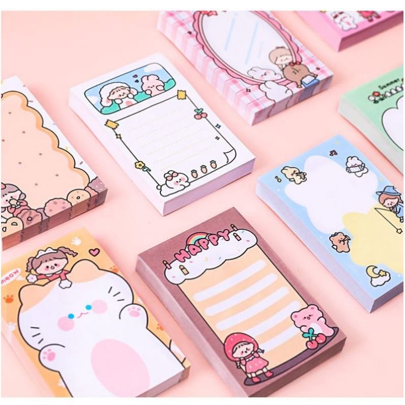 Jual Memo Pad || Sticky Note Memo Tempel Lucu Gemoy || Memo Anak ...