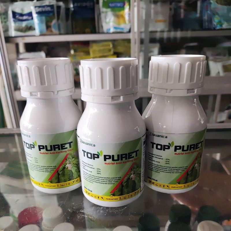 Jual Nutrisi Anti Kering Daun TOP PURET 250ml dari Javanica | Shopee ...