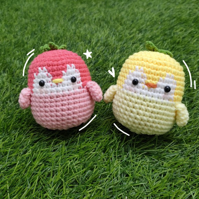 Jual [Ready-Stock] Boneka Rajut (Amigurumi) : Penguin Series Pingu dan ...