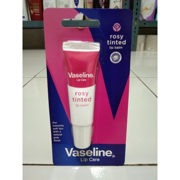 Jual Vaseline Lip Care Rosy Tinted Lip Balm 10g | Shopee Indonesia