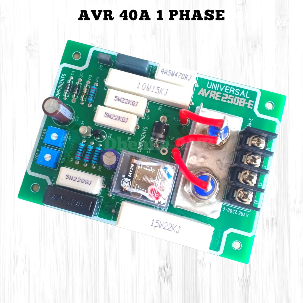 Jual AVR Genset Universal 40A 1 Phase AVR Generator 40A 1 phase AVR LOKAL 1 Phase | Shopee Indonesia