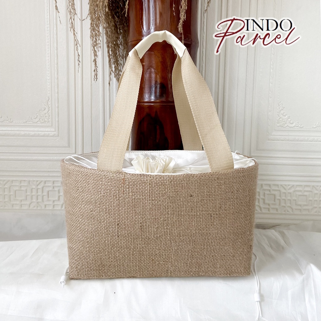 Jual INDOPARCEL - Tas Baki Goni 15 cm Tas Hampers Baki Goodie Bag Goni ...