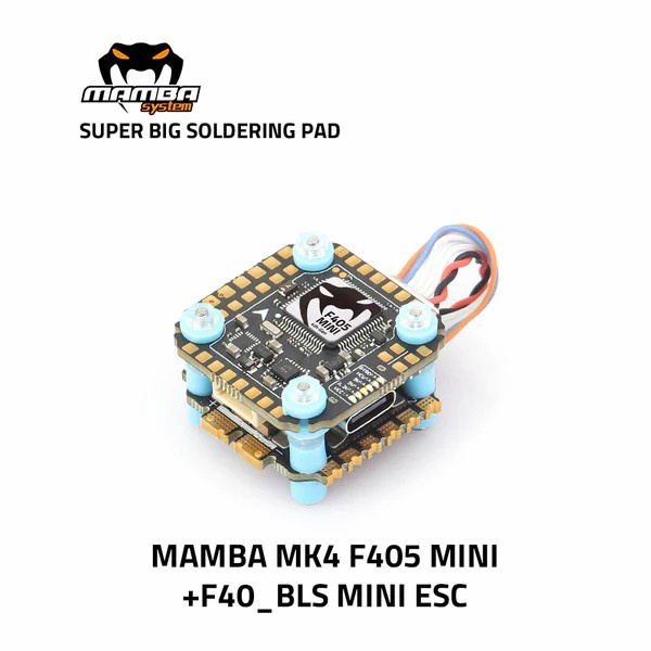 Jual DIATONE Mamba Stack F405 Mini MK4 & F40 BLHeli_S 20x20 Combo ...