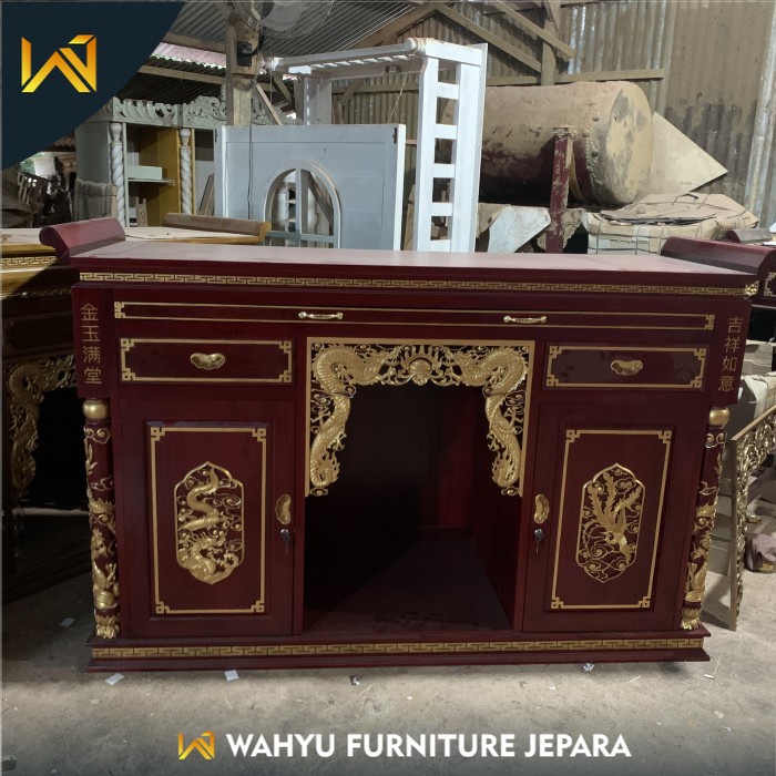 Jual meja altar meja sembahyang meja kayu jati Jepara meja Konsul altar ...