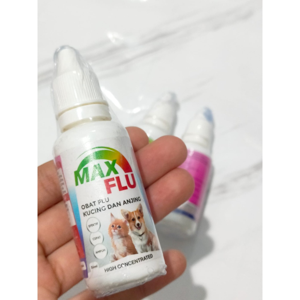 Jual MAX FLU Obat Flu batuk Kucing dan anjing 10ml | Shopee Indonesia