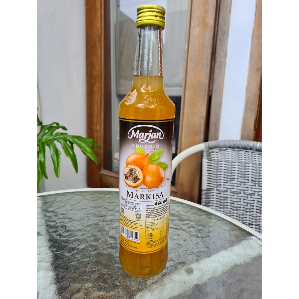 Jual marjan boudoin sirup rasa markisa 460 ml | Shopee Indonesia