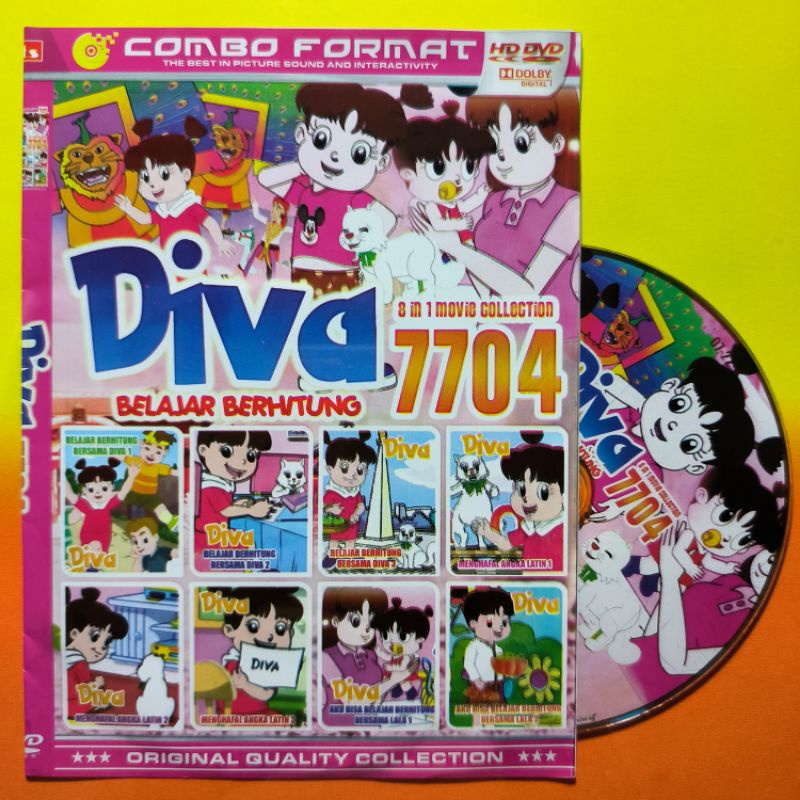 Jual Kaset Koleksi Film Kartun Anak Pilihan Diva Belajar Berhitung volume 7704. | Shopee Indonesia