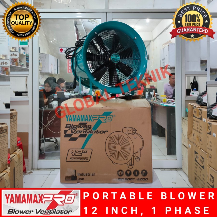 Jual Mesin Blower Ventilator Portable 12" Inch Kipas Blower Exhaust 12" Portable Ventilator ...