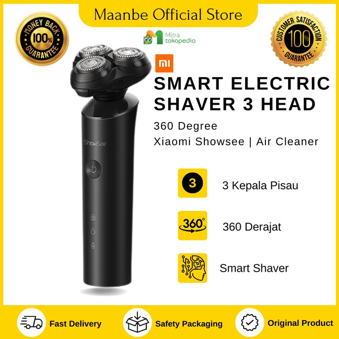Jual Alat Cukur Elektrik Electric Shaver 3 Head Rechargeable | Shopee ...