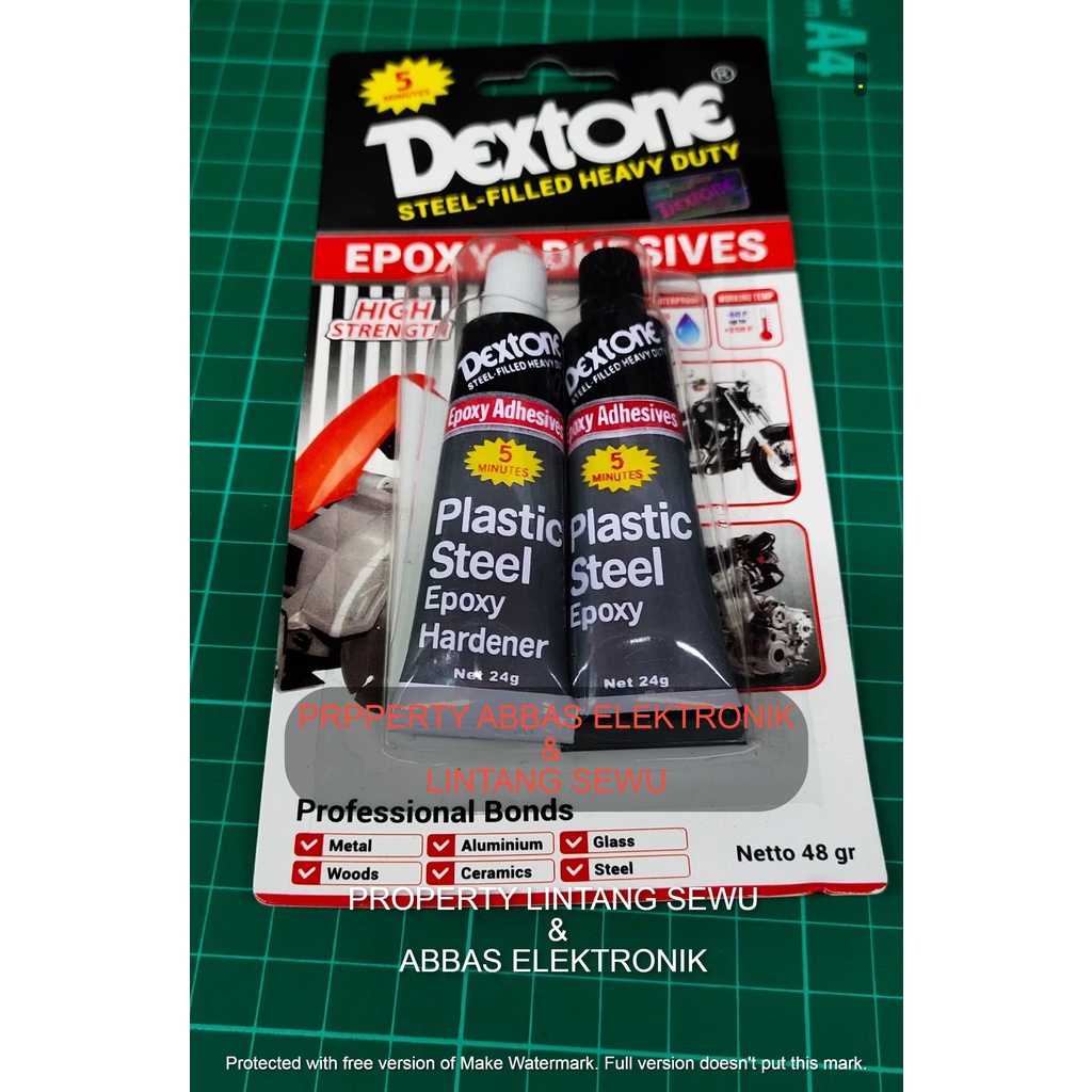 Jual LEM DEXTONE EPOXY RAPID 5 MINUTE BLACK DEXTONE 5 MENIT HITAM LEM ...