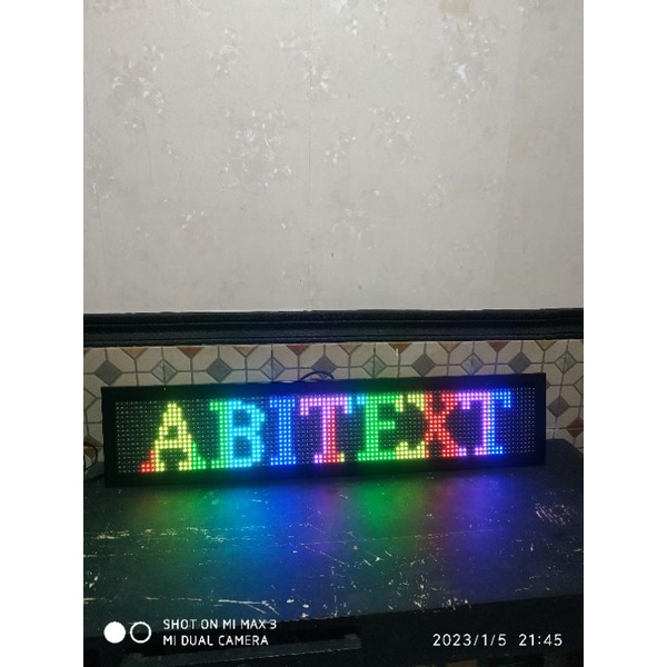 Jual RUNNINGTEXT UKURAN 20X100CM OUTDOOR | Shopee Indonesia