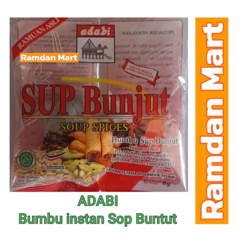 Jual Ramdan Mart Bumbu Sop Buntut Adabi per Bungkus | Shopee Indonesia