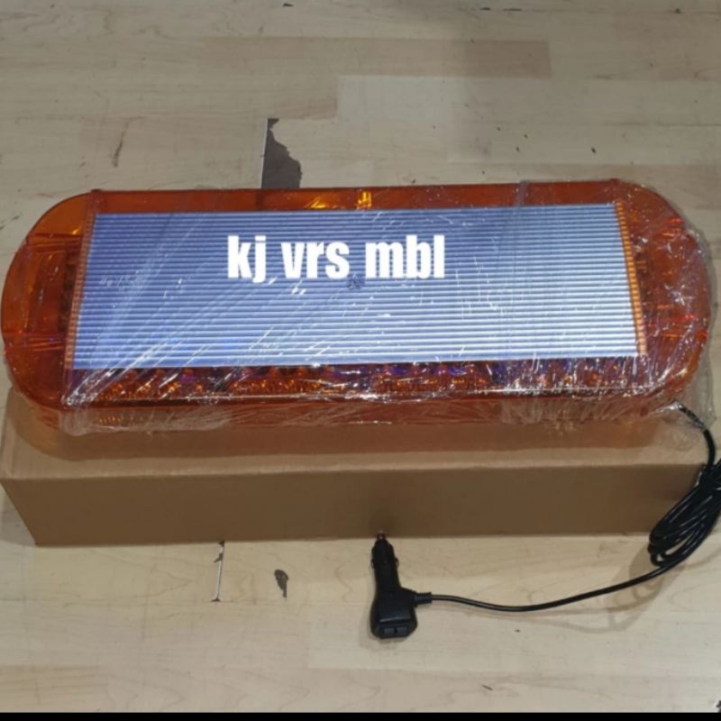 Jual Lampu light bar atap slim mini 55x20x3m kuning led magnet | Shopee ...