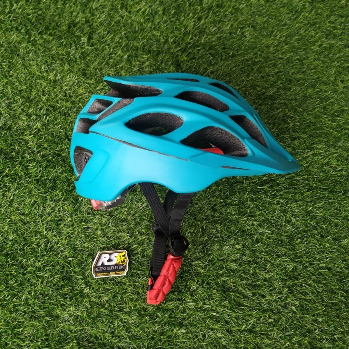 Jual Helm FOX Sepeda MTB Fox warna Biru Tosca Yeti size L | Shopee ...