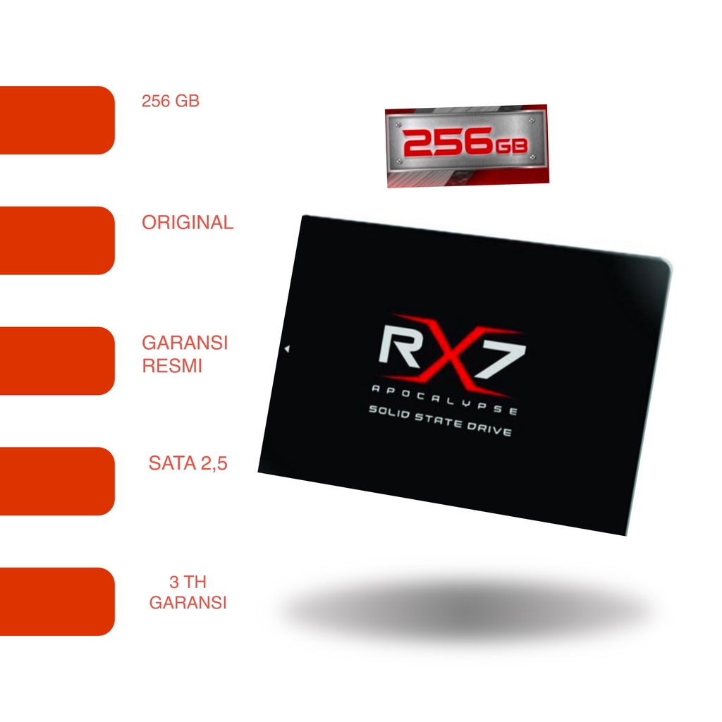 Jual SSD RX7 256GB GARANSI RESMI 3 TAHUN | Shopee Indonesia