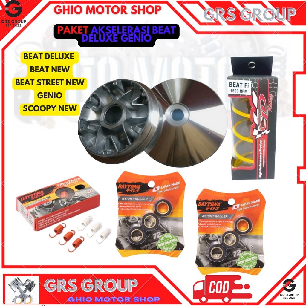 Jual Paket CVT Akselerasi Beat Deluxe Genio Beat New Scoopy New Scoopy ...