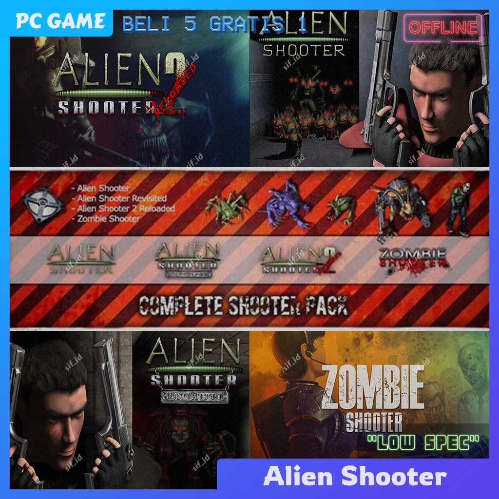 Jual Alien Shooter - Alien Shooter 2 - Alien Shooter Revisited - Zombie ...