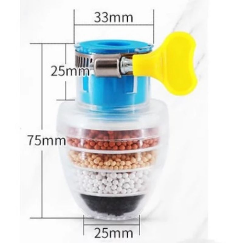 Jual filter kran air 4 lapis saringan kran air filter saringan air ...