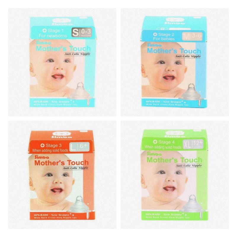 Jual Simba Mother's Touch Anti Colic Silicone Nipple Wide Neck Isi 1 ...