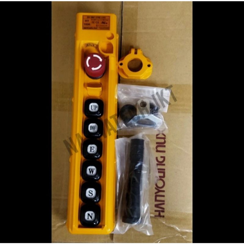 Jual Hoist Switch Hanyoung HY 1026SBBB/Push button Hoist 6 Tombol ...