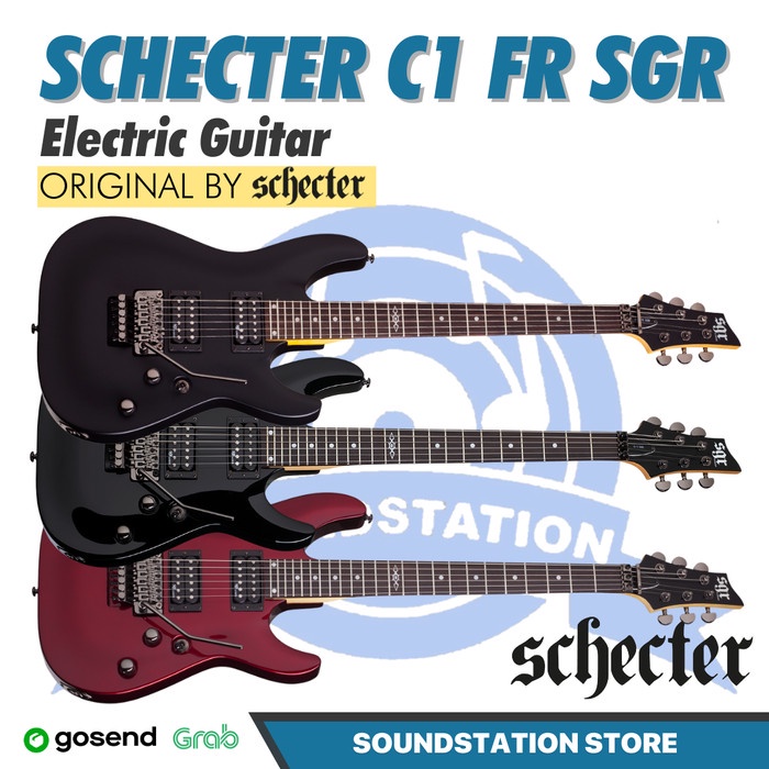 Jual Schecter C1 FR SGR Electric Guitar | Gitar Listrik Up Down Tremolo ...