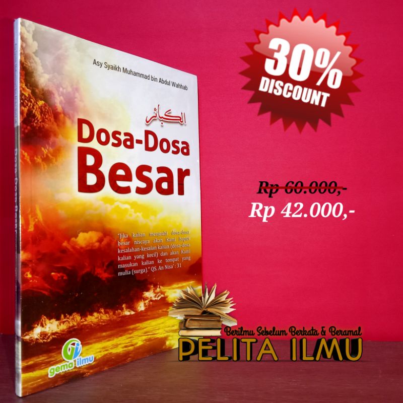 Jual Buku Al-Kabair Dosa-Dosa Besar - Karya Syaikh Muhammad Bin Abdul ...
