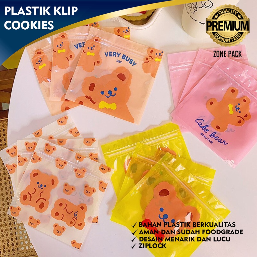 Jual Plastik Klip Cookies | Plastik Ziplock Motif Lucu |Ziplock Snack ...